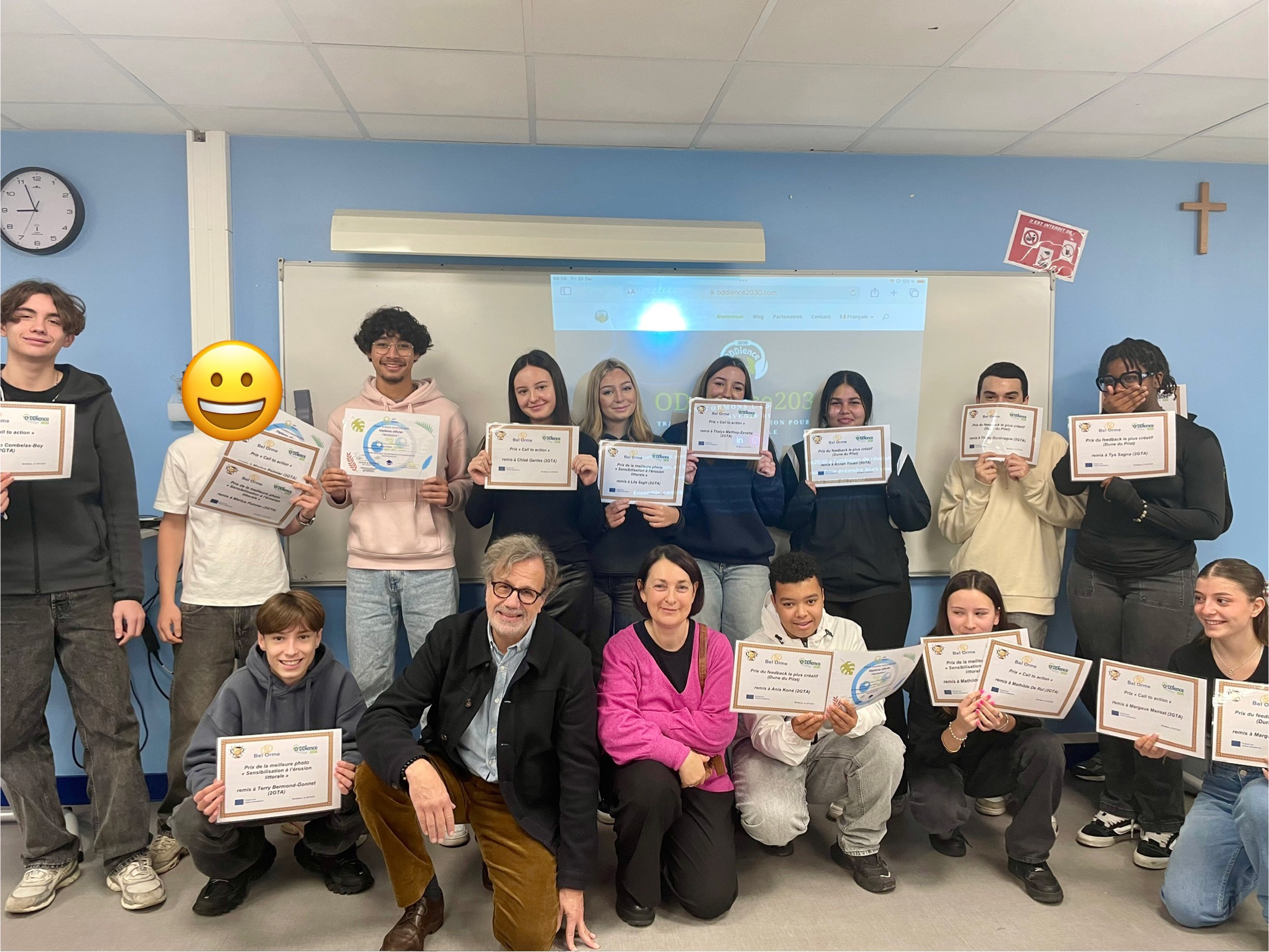 Remise de prix ODDience 2030 – 2GTA | Lycée Bel Orme